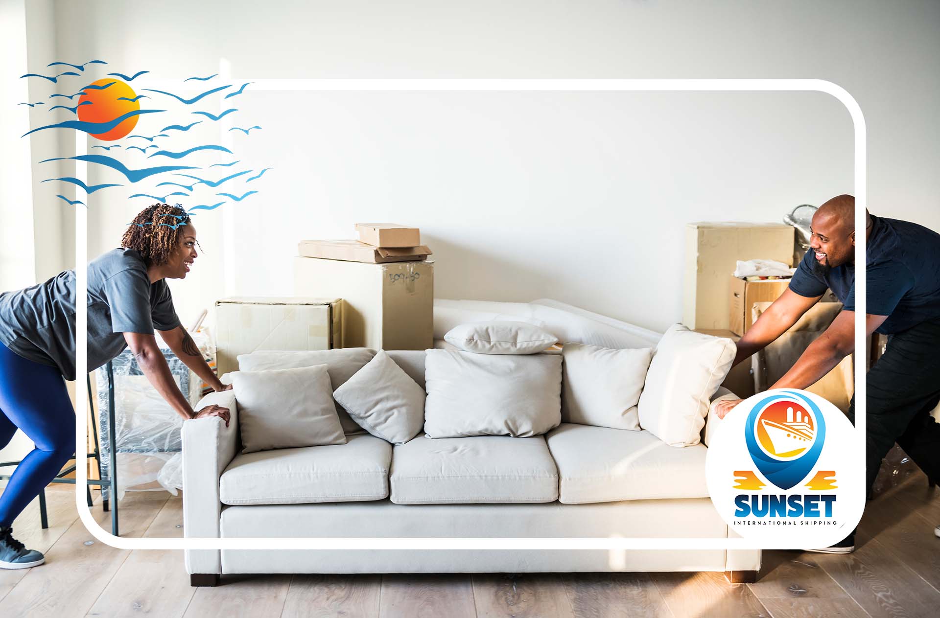 7 Tips for Moving Large Items Safely - Sunset International Shipping